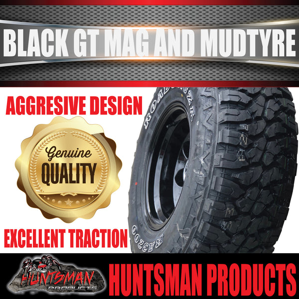 15X10 GT Alloy Mag Wheel 6/139.7 PCD & 35x12.5R15 Roadcruza RA3200 35 ...