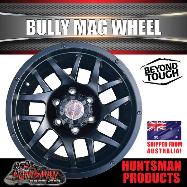 16X8 +15 Offset Bully Mag Wheel 6/139.7 pcd suit Ranger Hilux ETC ...