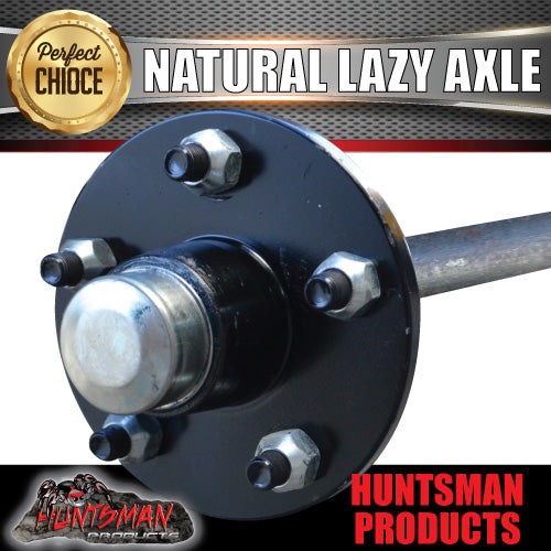 Lazy 5 Stud Trailer Axle 39mm Round Natural 60-79" Axles 750KG ...