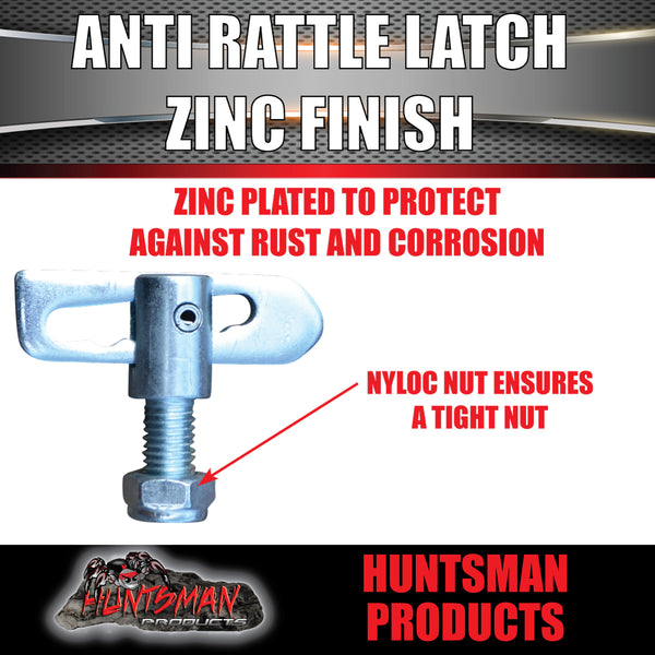x2 Trailer Ute Tailgate Anti Rattle Latch Catch – huntsmanproducts