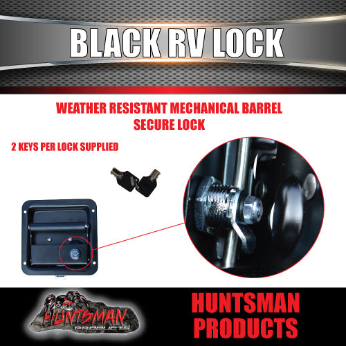 Black Stainless Caravan RV Motorhome Trailer Canopy Lock. Pull Down Up ...