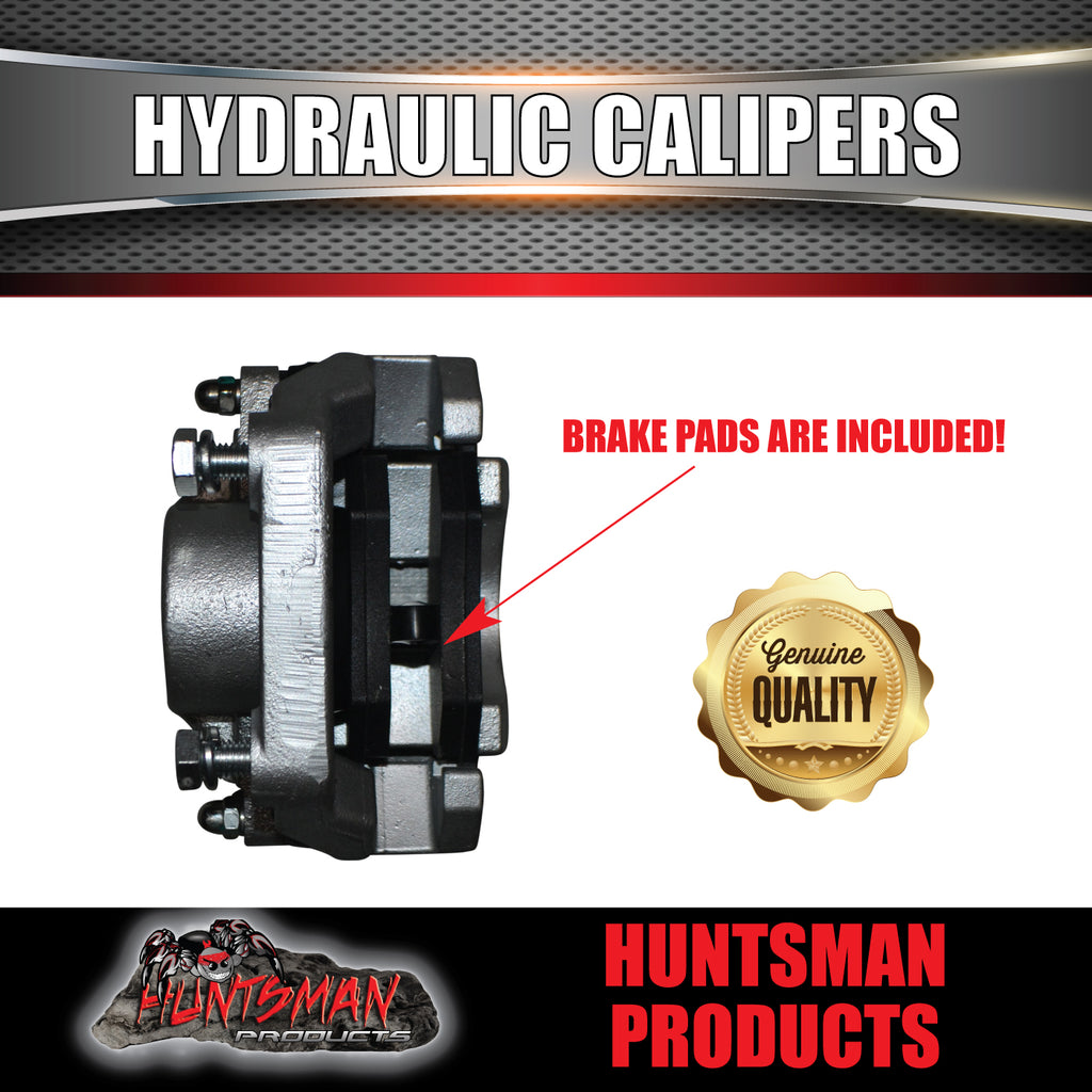 X2 Trailer Caravan Galvanised Hydraulic Disc Brake Calipers Rust Proof ...