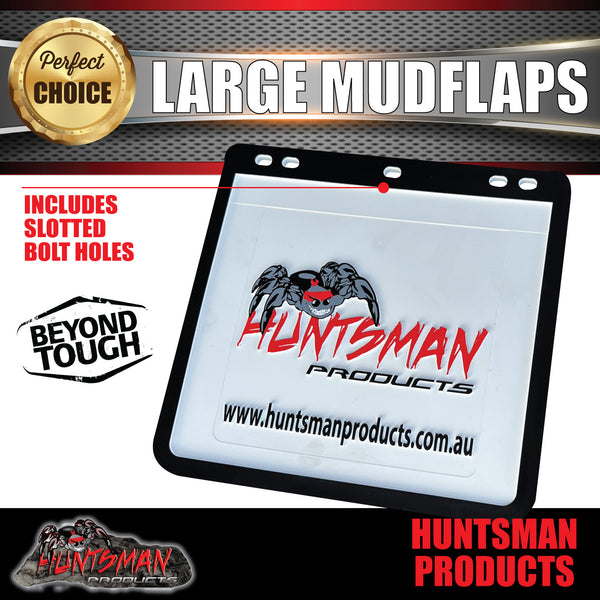 2x LARGE HUNTSMAN PRODUCTS TRUCK TRAILER 4wd & CARAVAN MUD FLAPS ...
