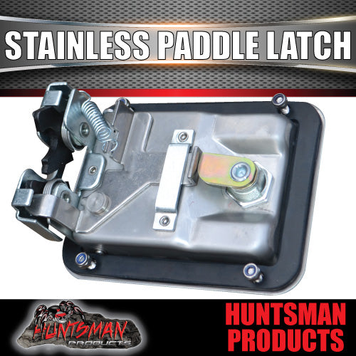 Stainless Steel Rotary Paddle Door Flush Latch. Tool Box Locking ...