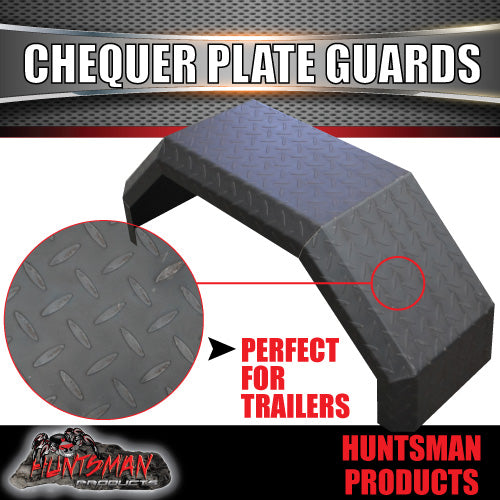 TRAILER GUARDS - SINGLE AXLE - CHEQUER PLATE FINISH – huntsmanproducts