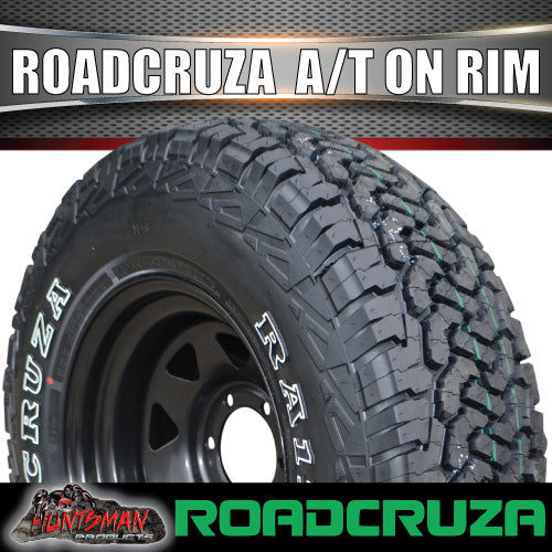 225/75R16 L/T Roadcruza RA1100 on 16" Black Steel Rim. 225 75 16 ...