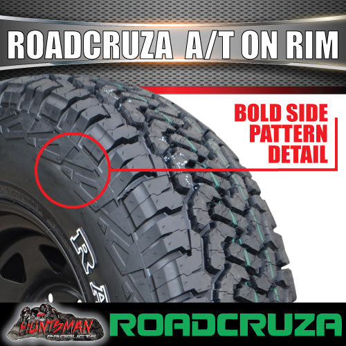 235/85R16 L/T RA1100 Roadcruza A/T Tyre on 16" Black Steel Rim. 235 85 ...