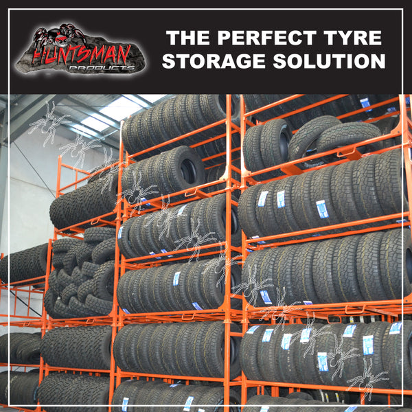 Collapsible Tyre Warehouse Stillage Rack Heavy Duty Storage 2200mm x 1 ...